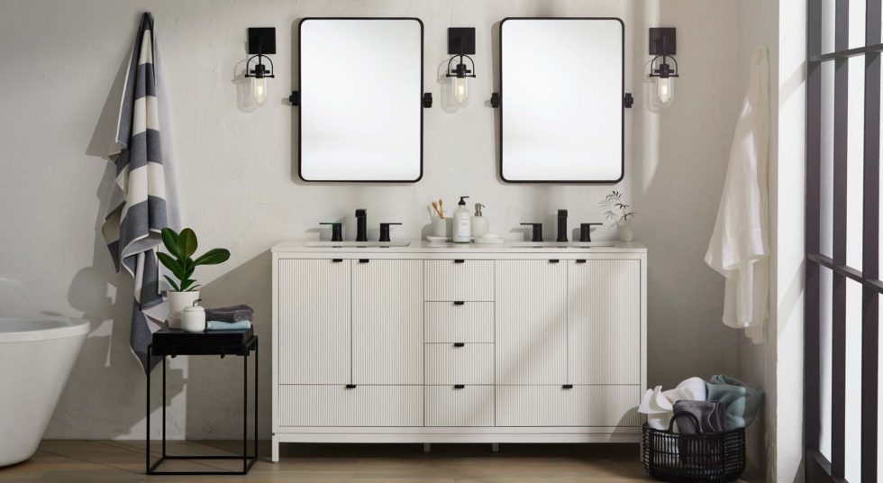 Bath Towels + Vanities | GlucksteinHome | GlucksteinElements